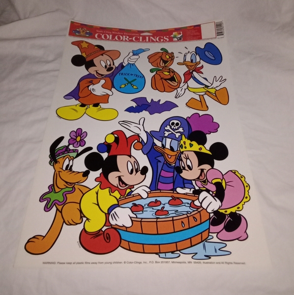 Disney | Holiday | Nos Halloween Disney Mickey Mouse Pluto Minnie Color ...